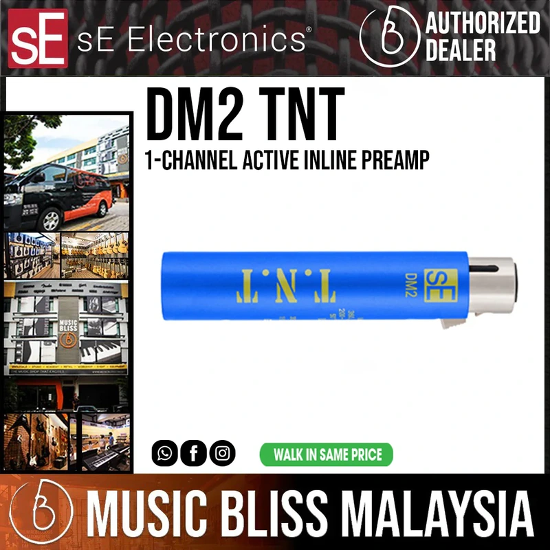 sE Electronics DM2 TNT 1-channel Active Inline Preamp - Total Music Gear: All-in-One Shop for ...